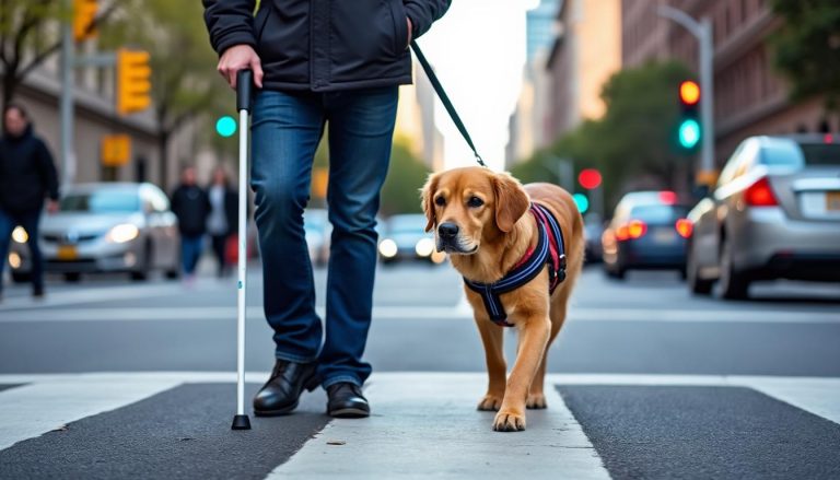 L'incroyable lien entre un chien guide et son maître malvoyant