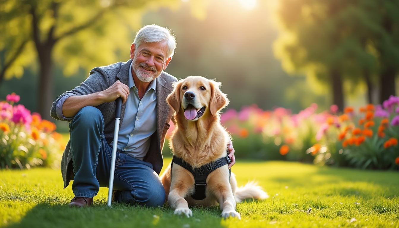 L'incroyable lien entre un chien guide et son maître malvoyant